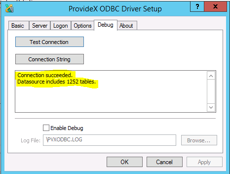 Sage 100 Providex ODBC DSN Setup - Detailed