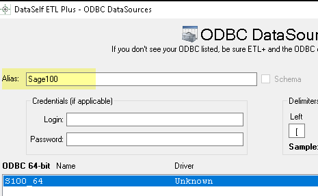 ETL+ for Sage 100 Providex