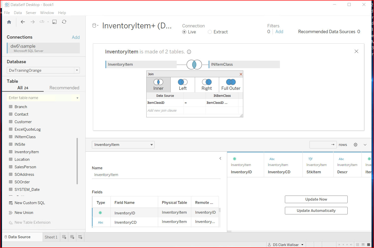 Creating a new Tableau Data Source (TDS)