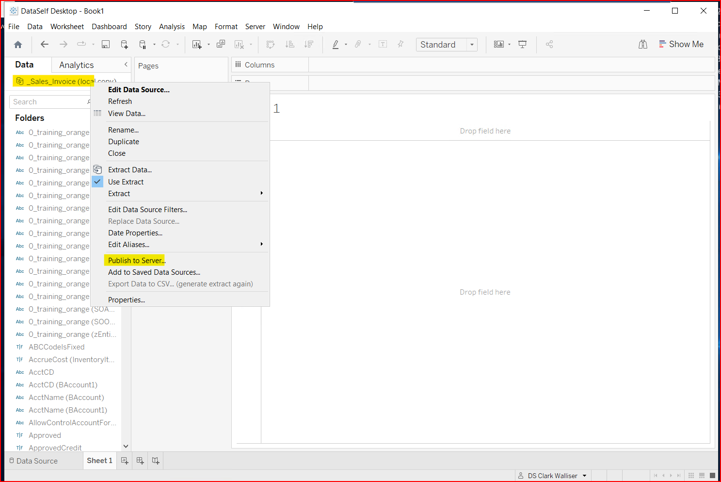 Modifying an existing Tableau Data Source (TDS) extract