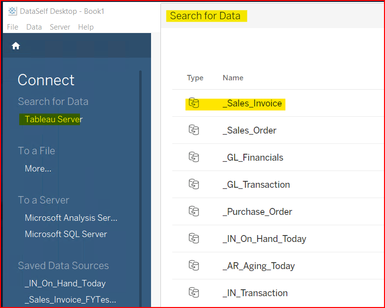 Connecting to Data Sources; SQL and Tableau