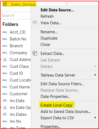Connecting to Data Sources; SQL and Tableau