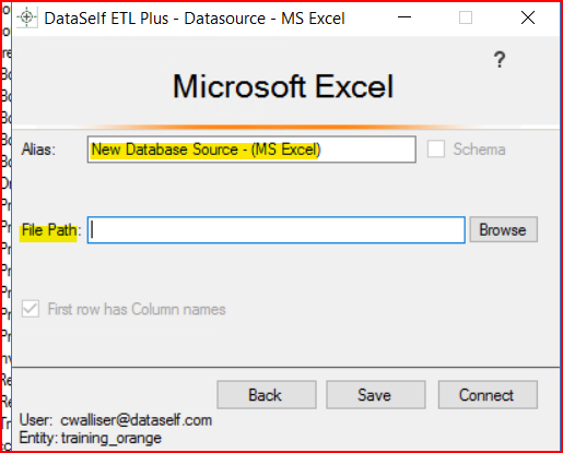 Adding a new data source to ETL+