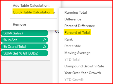 Table Calculations - the next level